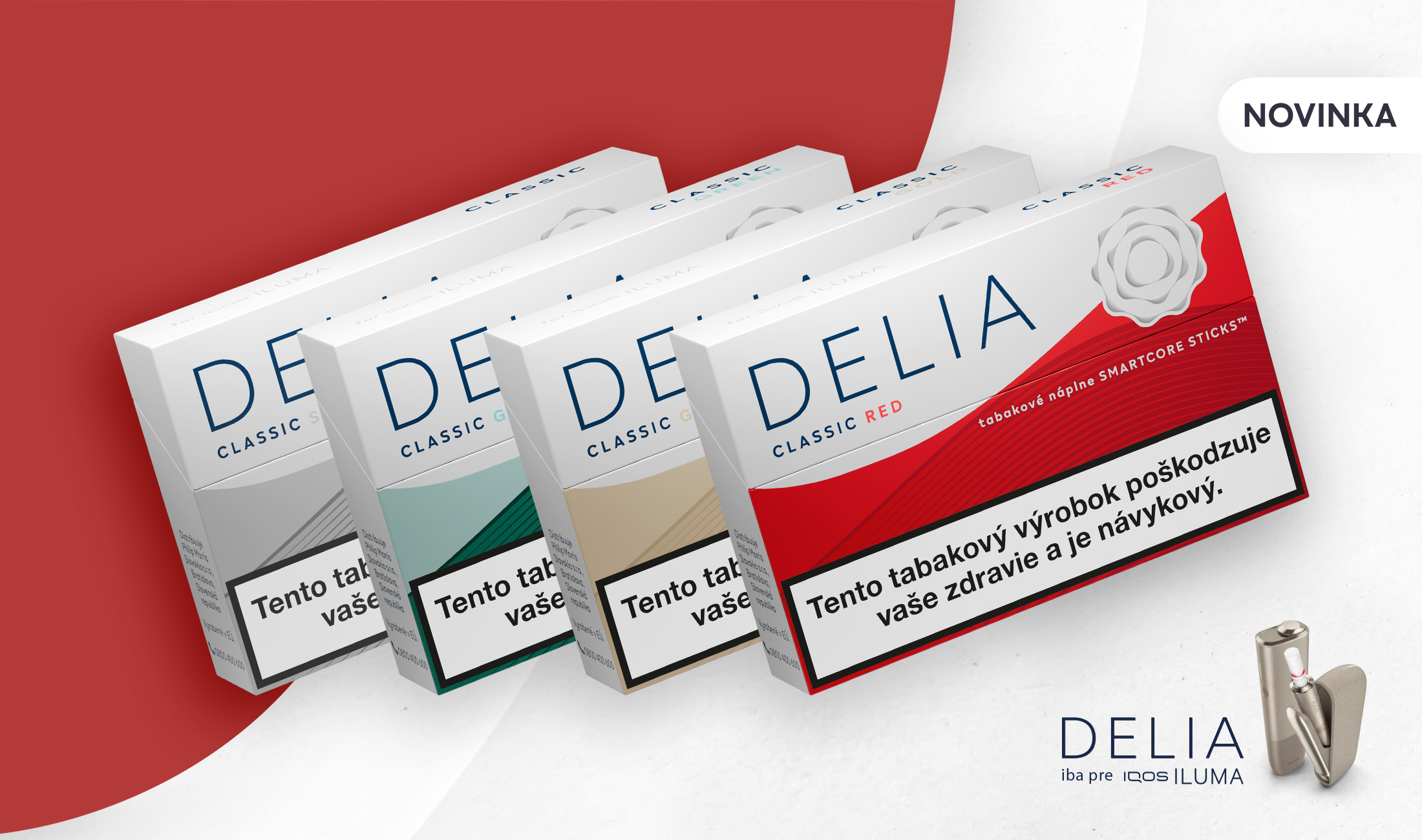 Kúp krabičku DELIA Classic Gold pre IQOS ILUMA | IQOS SK