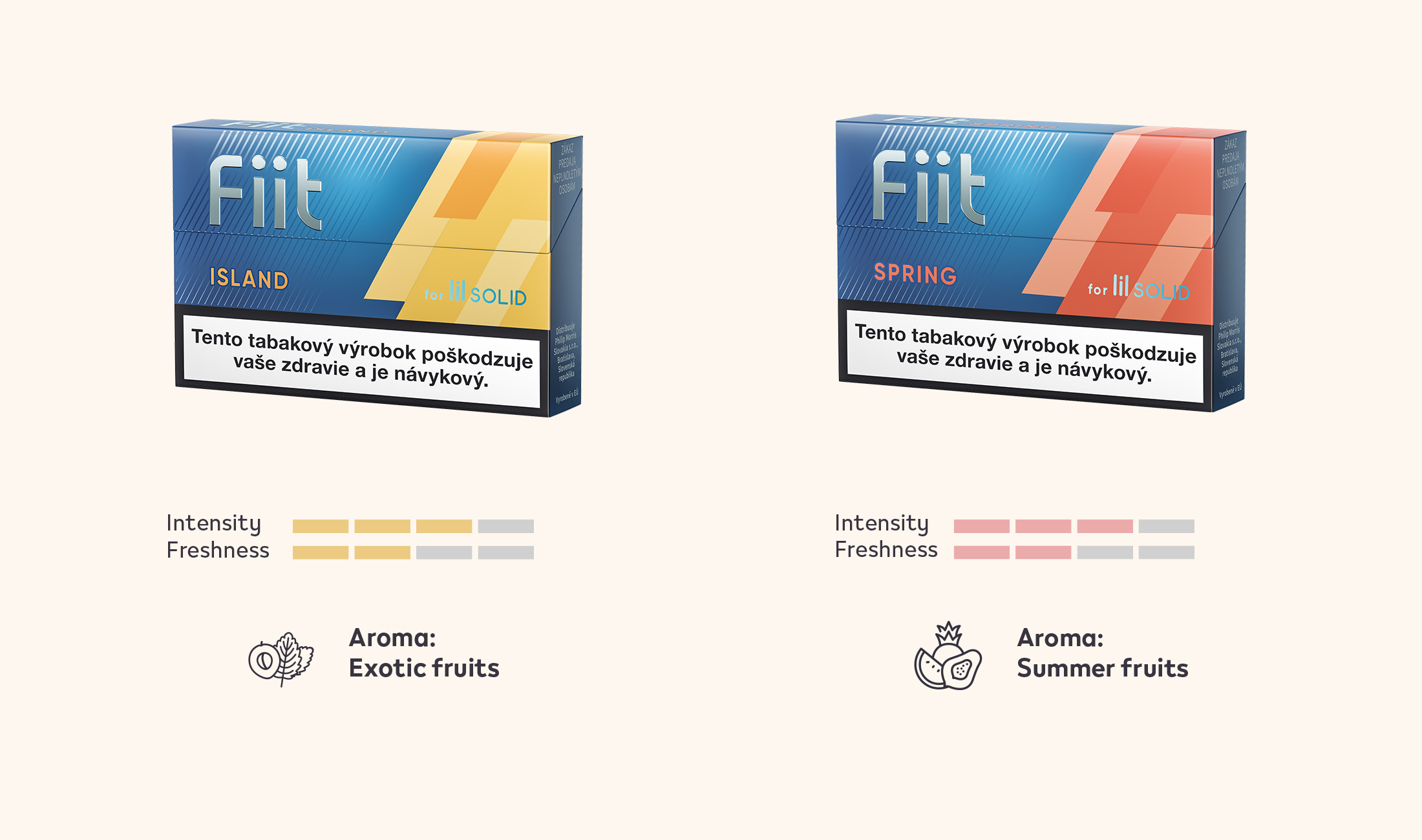 New Island and Spring fresh fruity Fiit flavors! | IQOS Slovak Republic