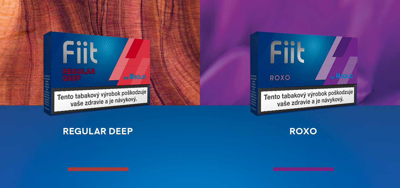 Príchute fiit Roxo a Regular Deep pre lil SOLID Ez | IQOS SK