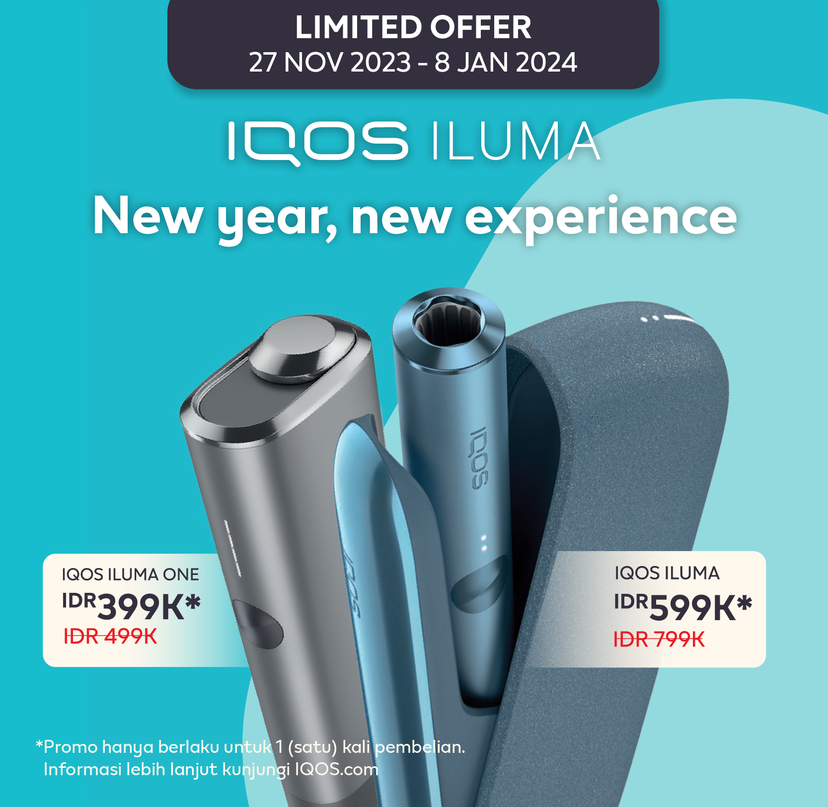 IQOS Produk Perangkat Alternatif Bebas Asap Dengan Teknologi Tembakau ...