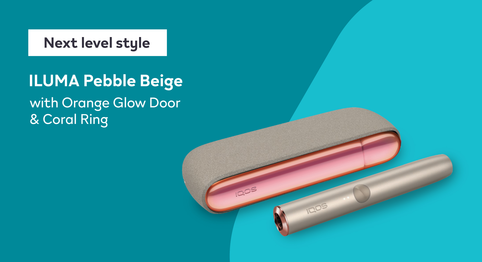 Buy New Heating Tobacco Devices Pebble Beige lLUMA | IQOS Indonesia