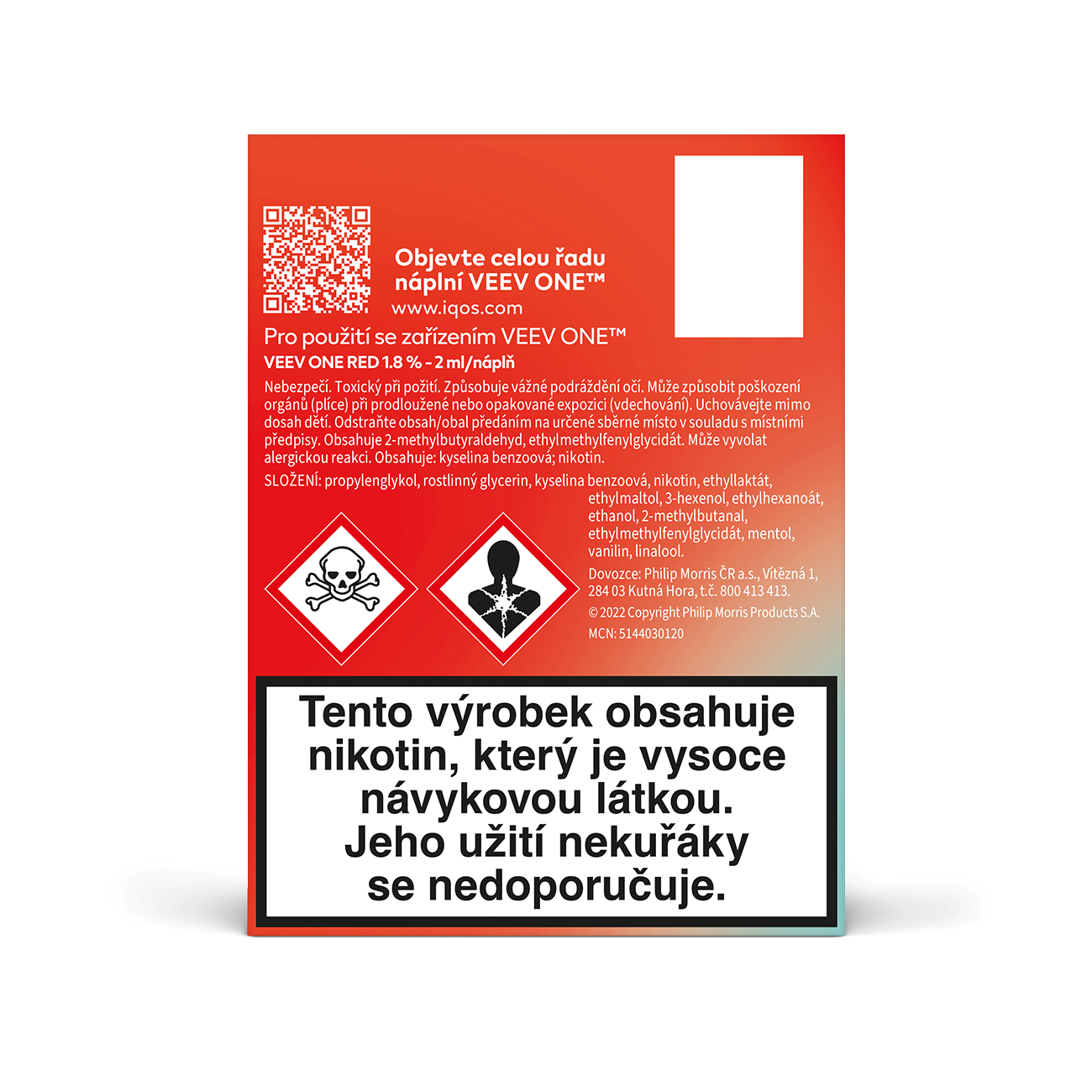 Kup VEEV ONE Red - krabičku se dvěma náplněmi | IQOS CZ