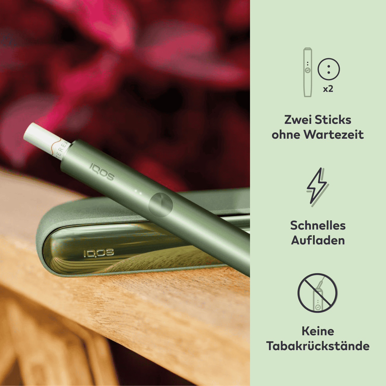 IQOS ILUMA Kit Moss Green | IQOS DE