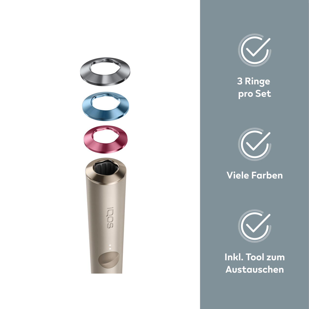 IQOS ILUMA Ring Set Grounded | IQOS DE