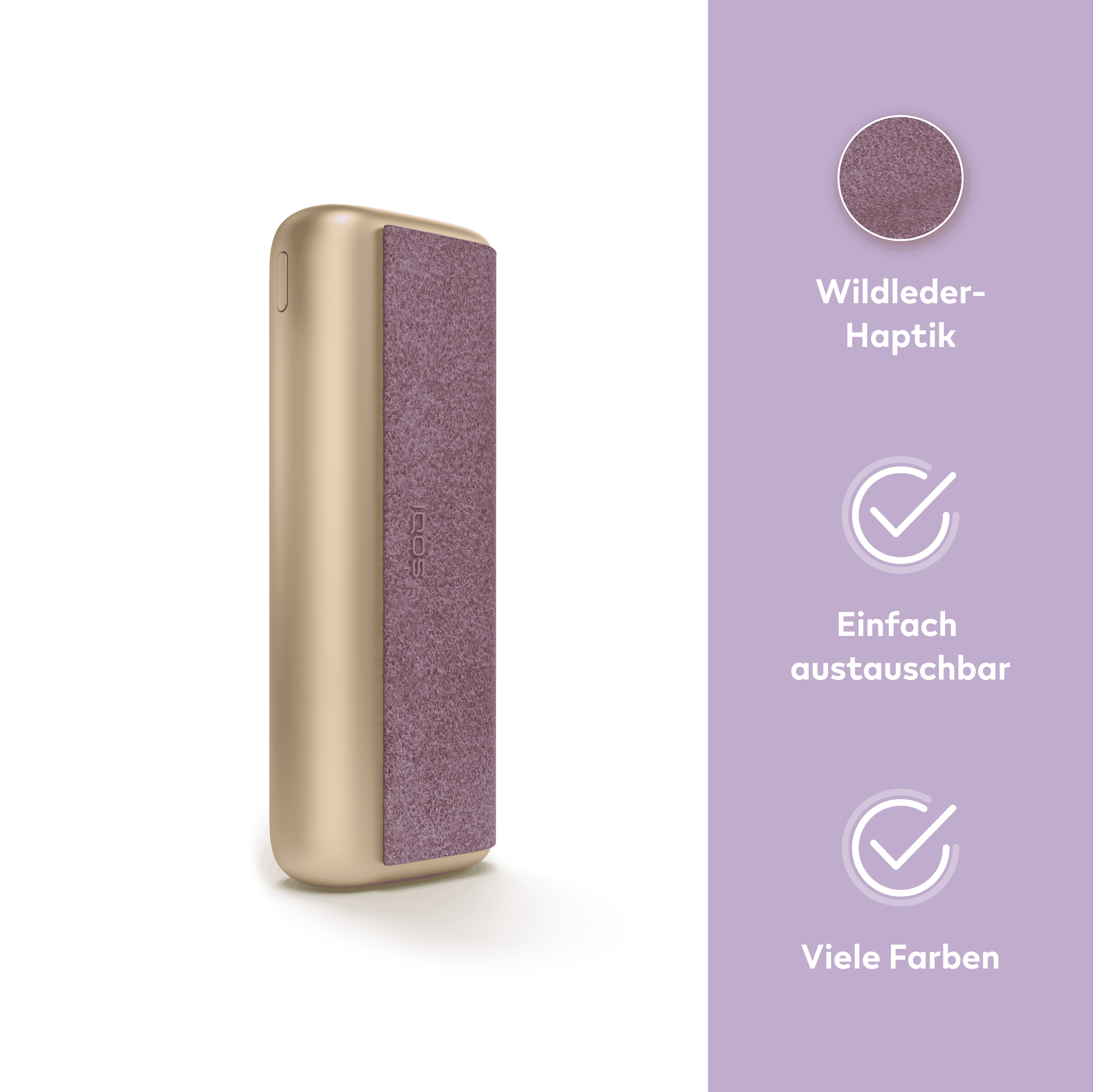 IQOS ILUMA Prime Wrap Pale Pink - Mikrofaser | IQOS DE