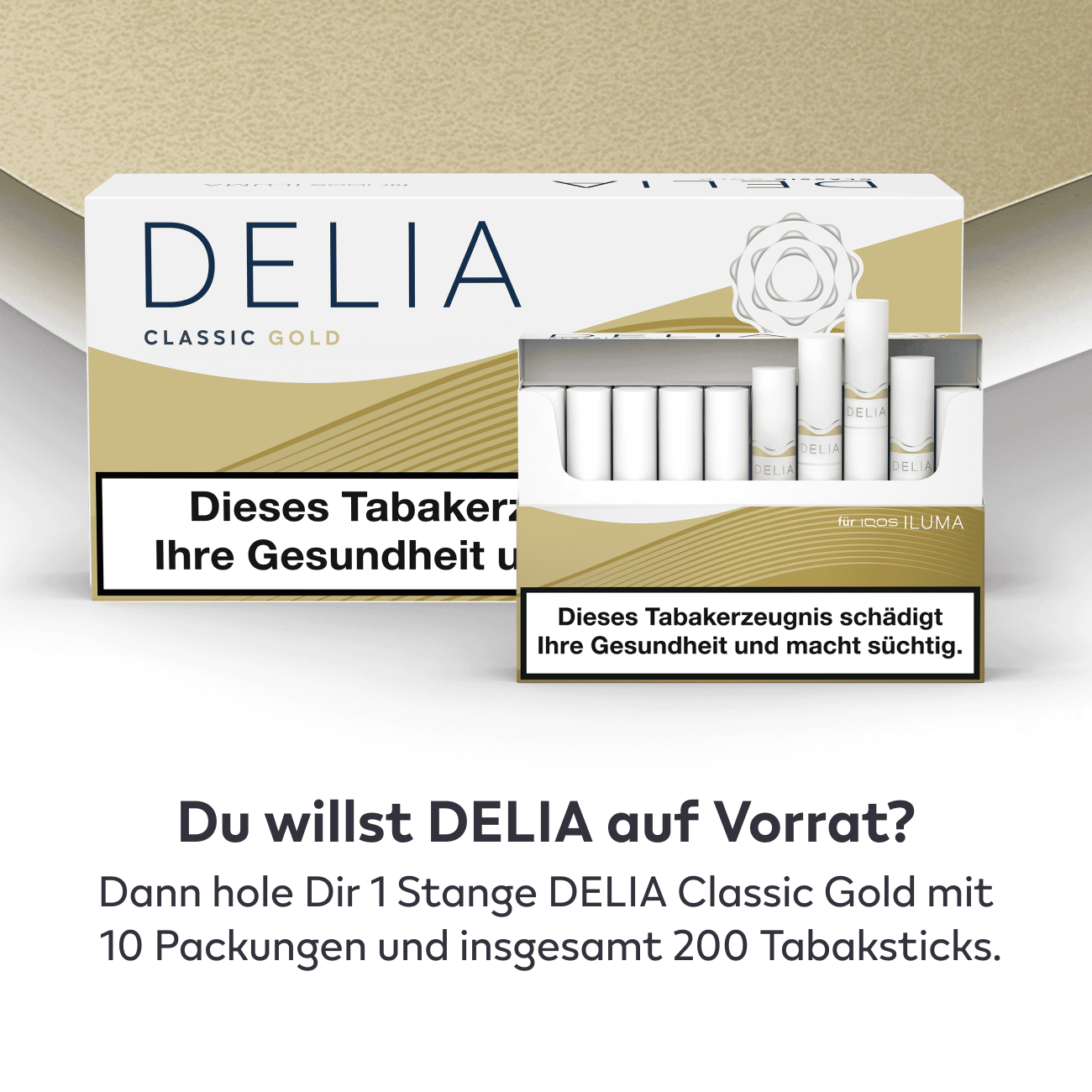 DELIA Classic Gold kaufen | Für IQOS ILUMA | IQOS DE