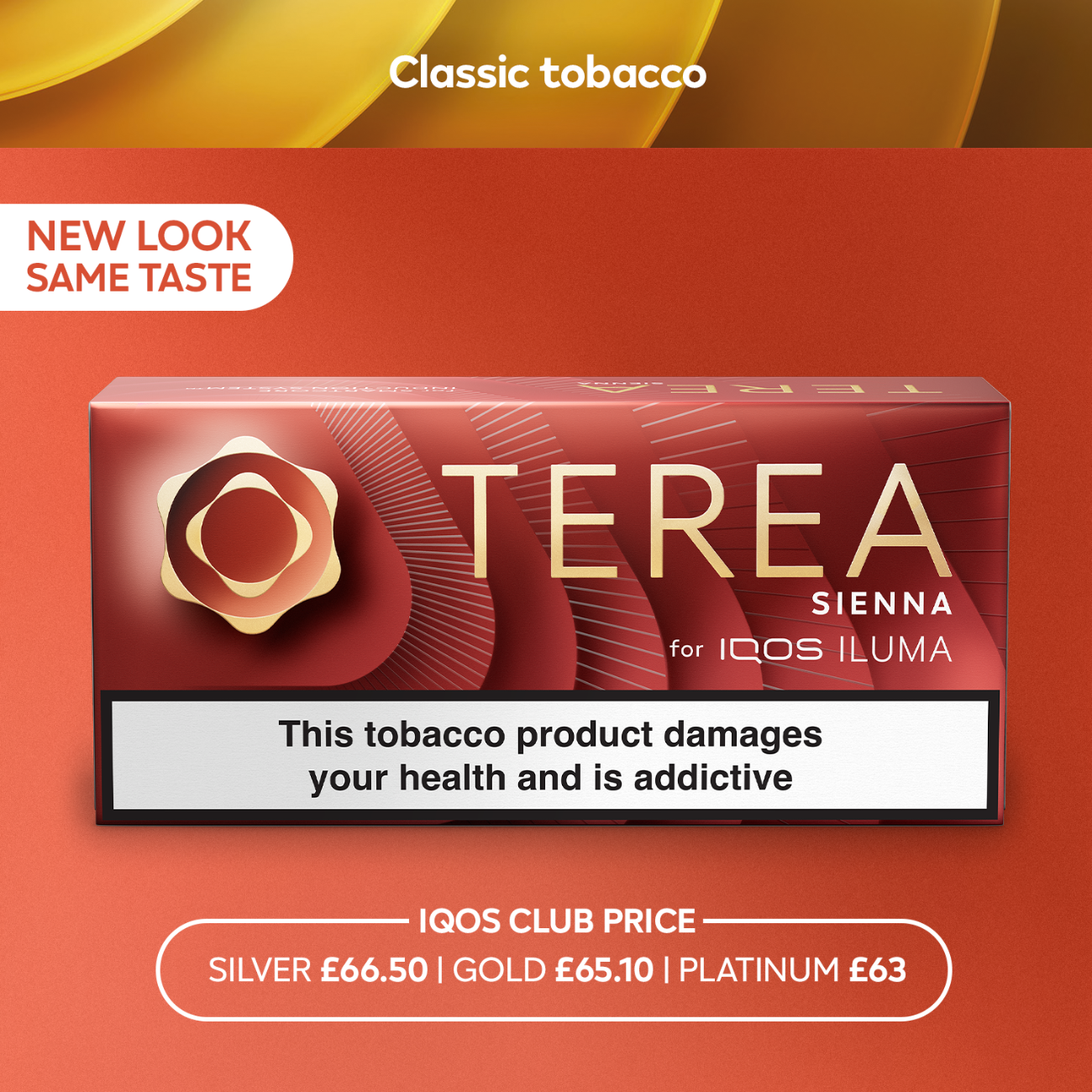 Buy TEREA Sienna 10-pack-bundle for IQOS ILUMA | IQOS UK