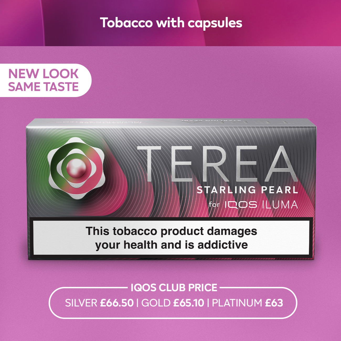 Buy TEREA Starling Pearl Bundle | 10 Packs - 200 Tobacco Sticks | IQOS UK
