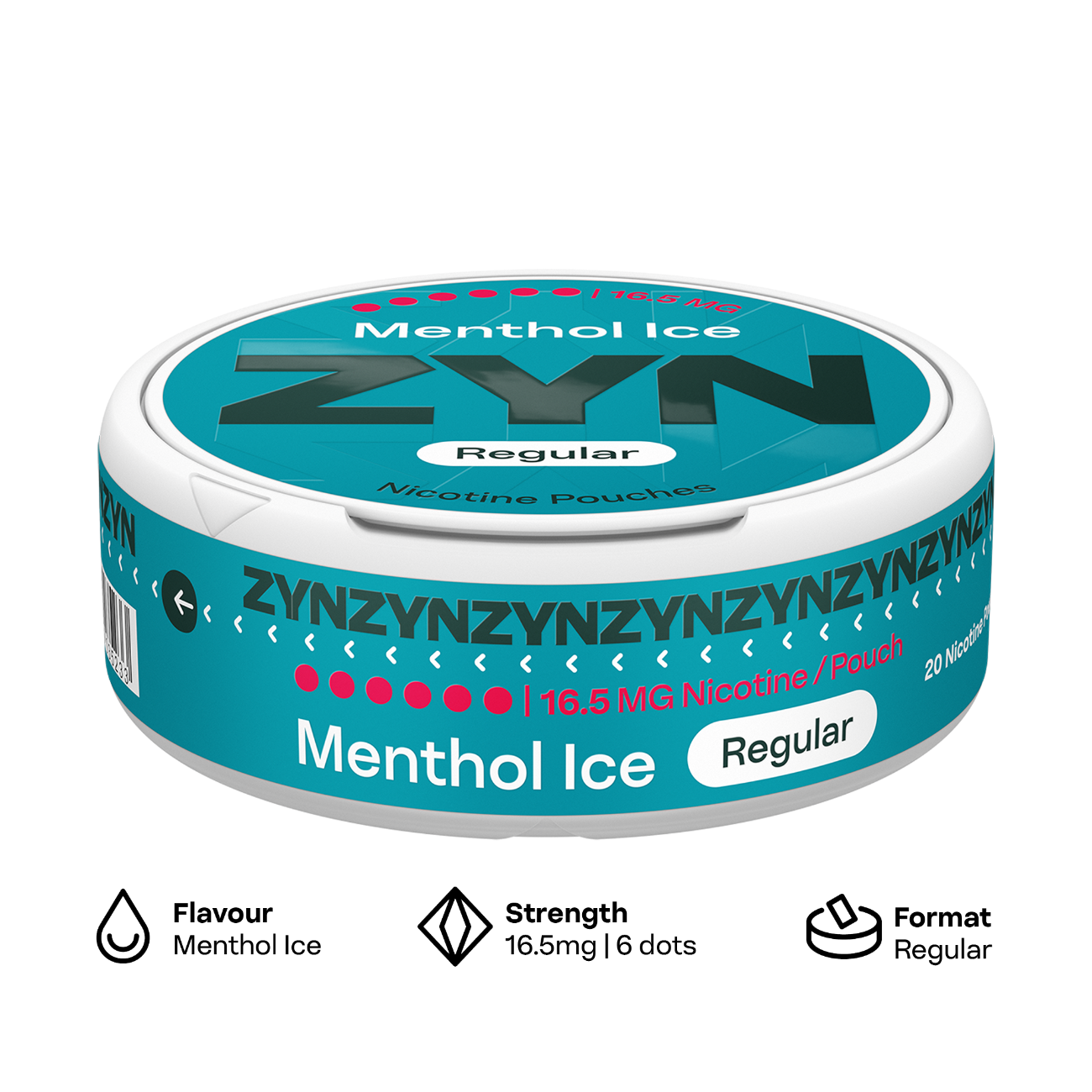 ZYN Menthol Ice - 16.5mg | ZYN XX Strong