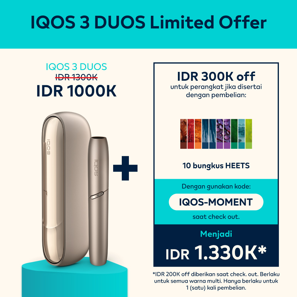 IQOS 3 DUO Kit | IQOS Indonesia