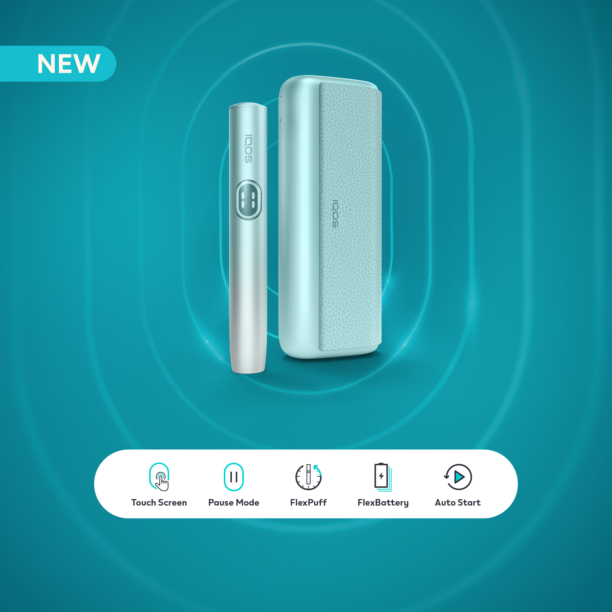 Buy IQOS ILUMA i Prime Breeze Blue Kit | IQOS Indonesia