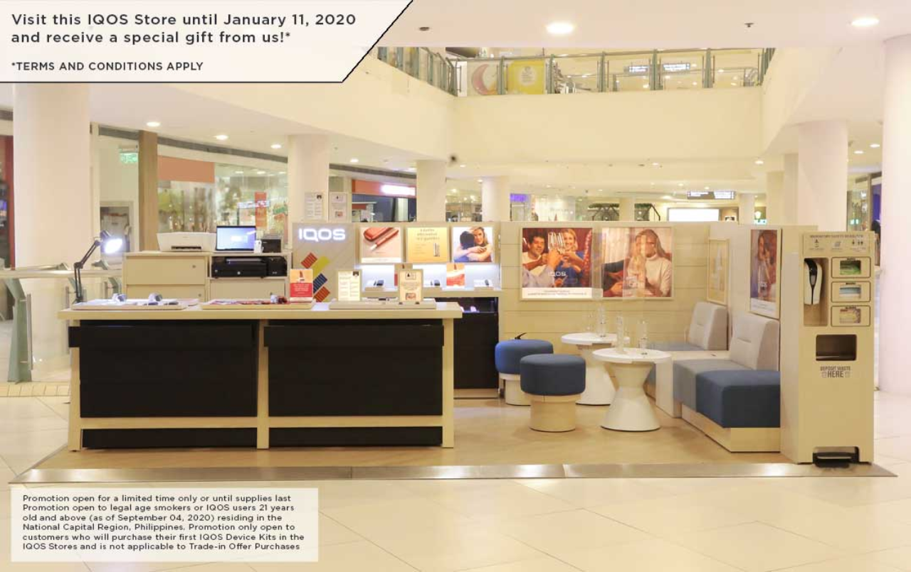 IQOS Pop-Up Store Trinoma | Level 2, Trinoma North Triangle Metro ...