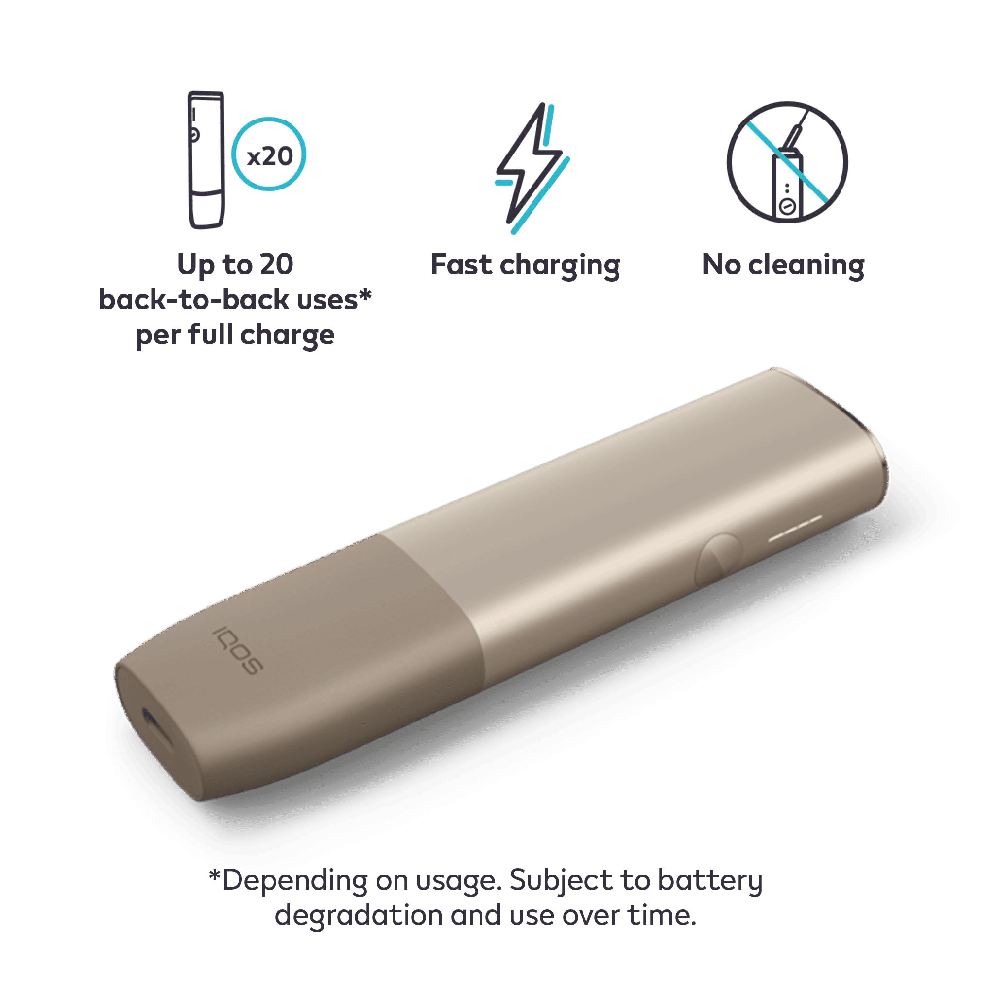 Buy IQOS lLUMA ONE Pebble Beige device | IQOS Philippines