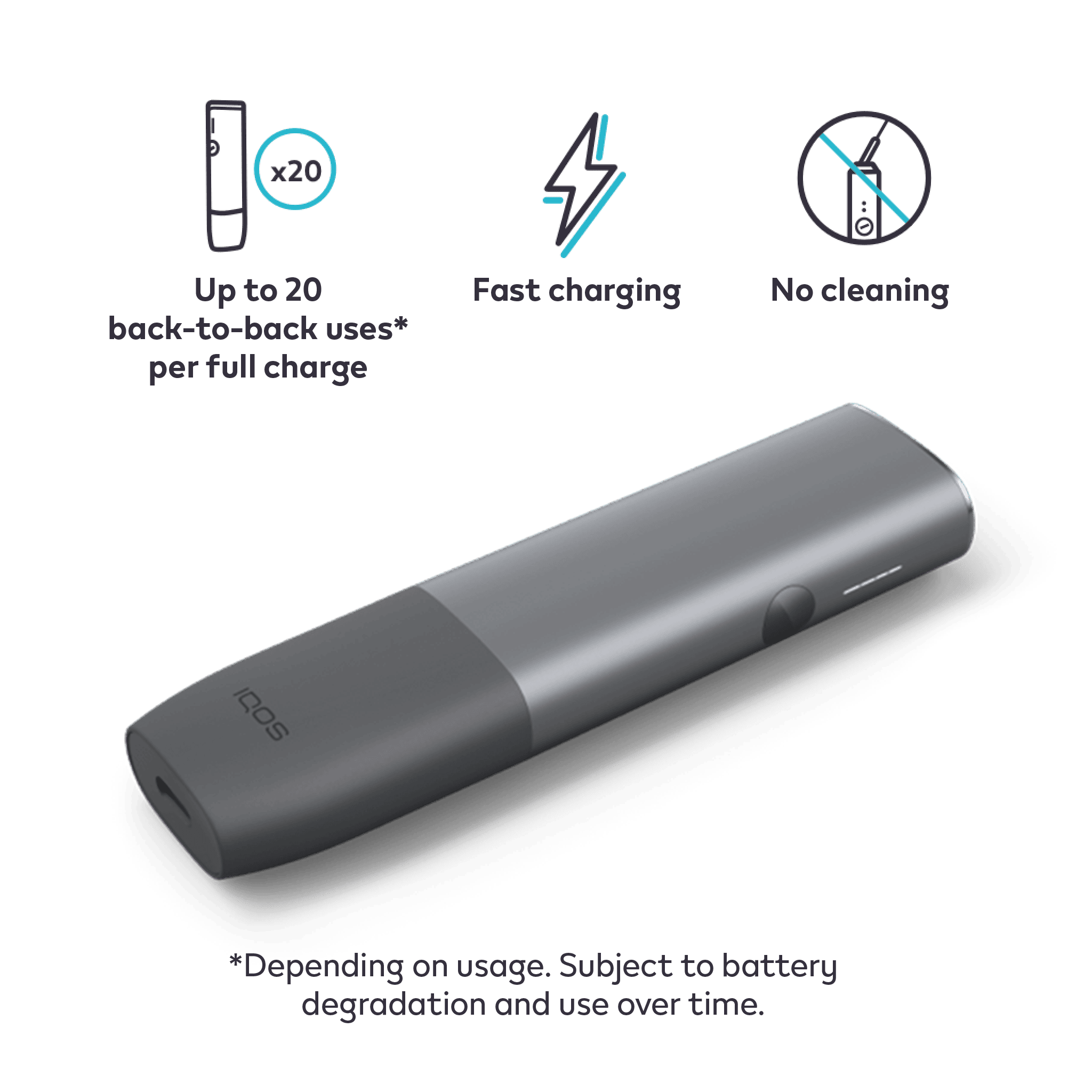 Buy IQOS ILUMA One Kit Pebble Grey | IQOS Philippines