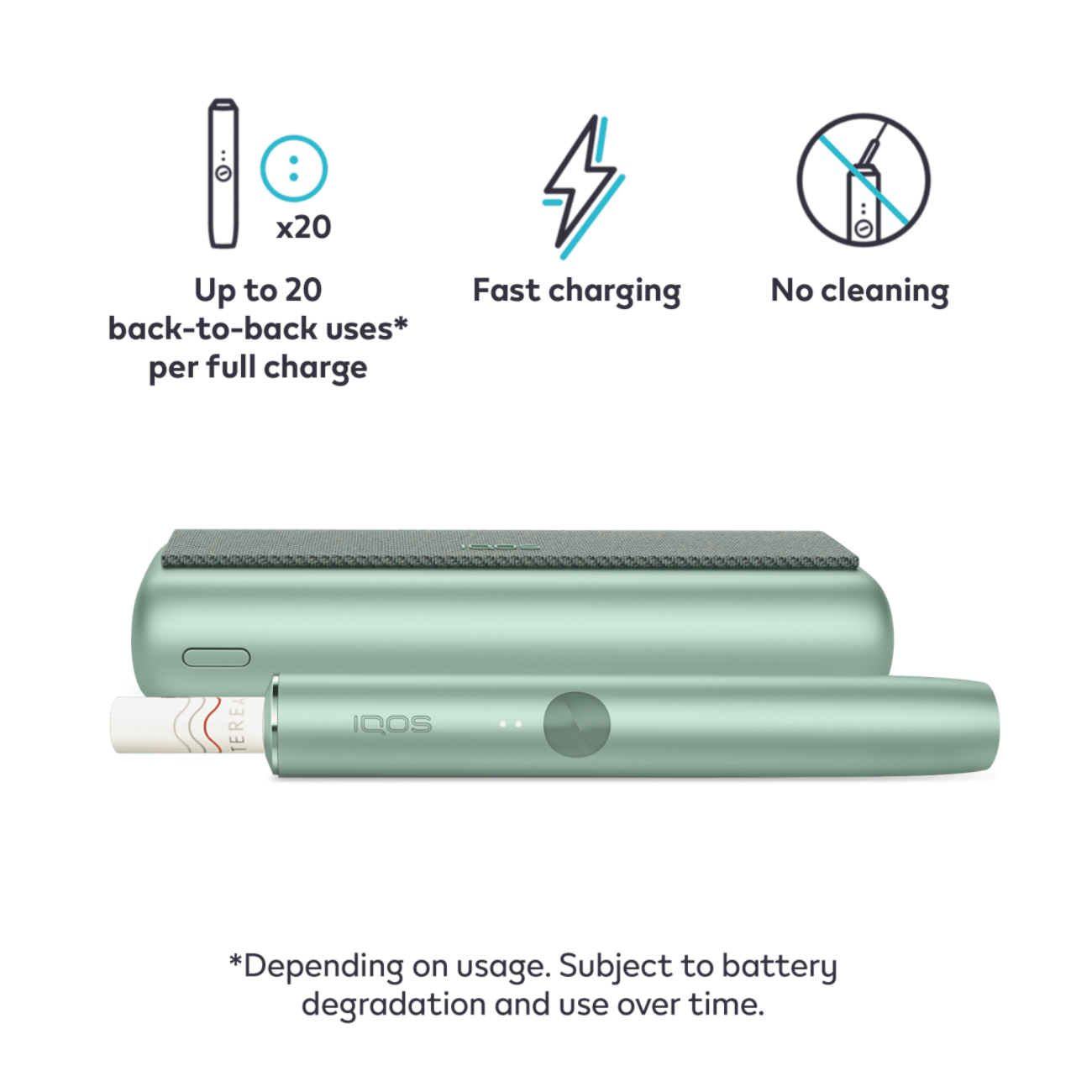 Buy IQOS lLUMA PRIME Jade Green device | IQOS Philippines