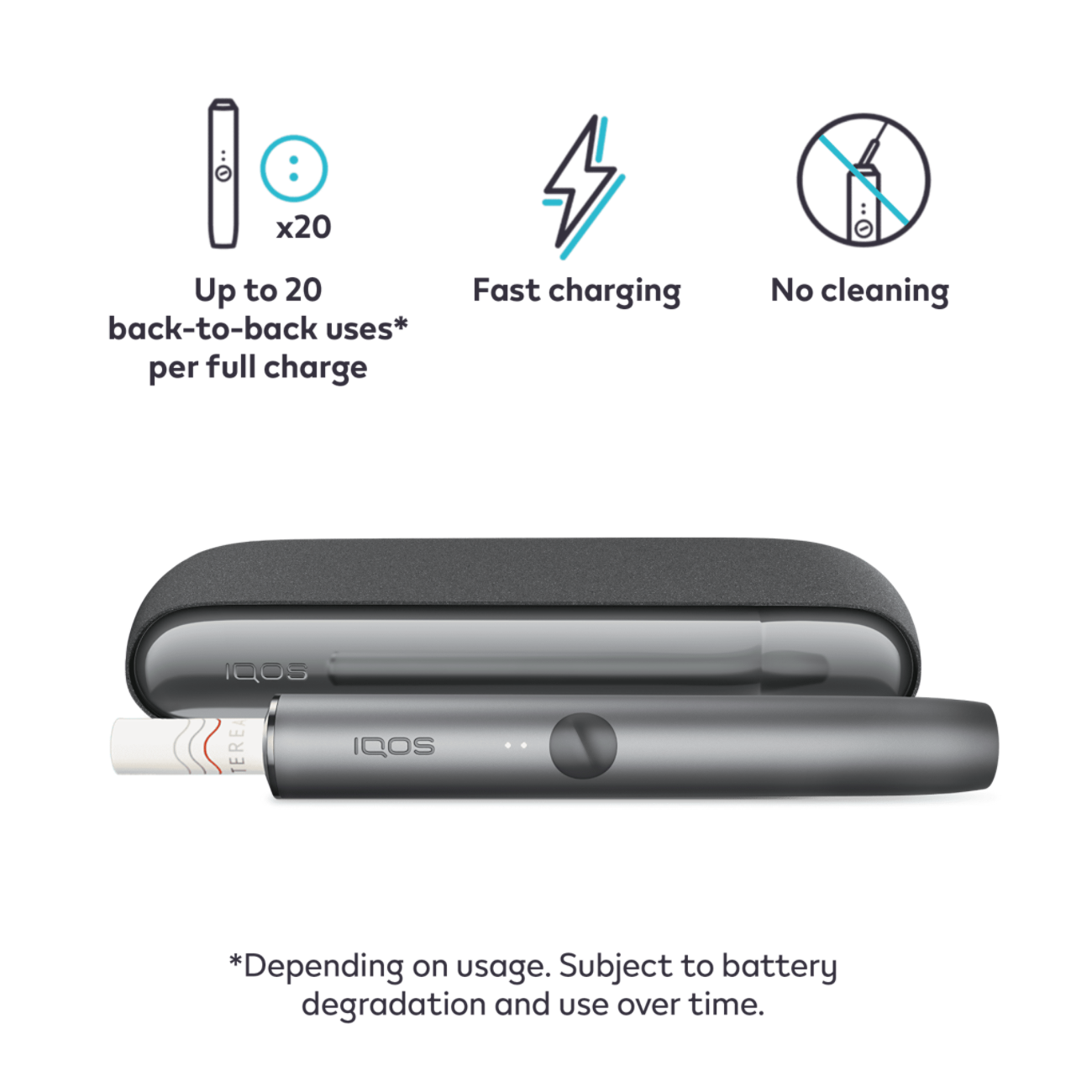 Buy New Heating Tobacco Devices Pebble Grey lLUMA | IQOS Philippines