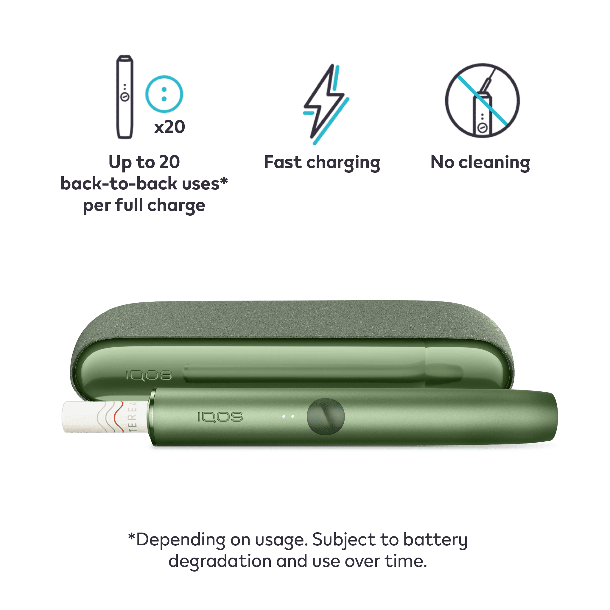 Buy IQOS ILUMA Kit Moss Green | IQOS Philippines