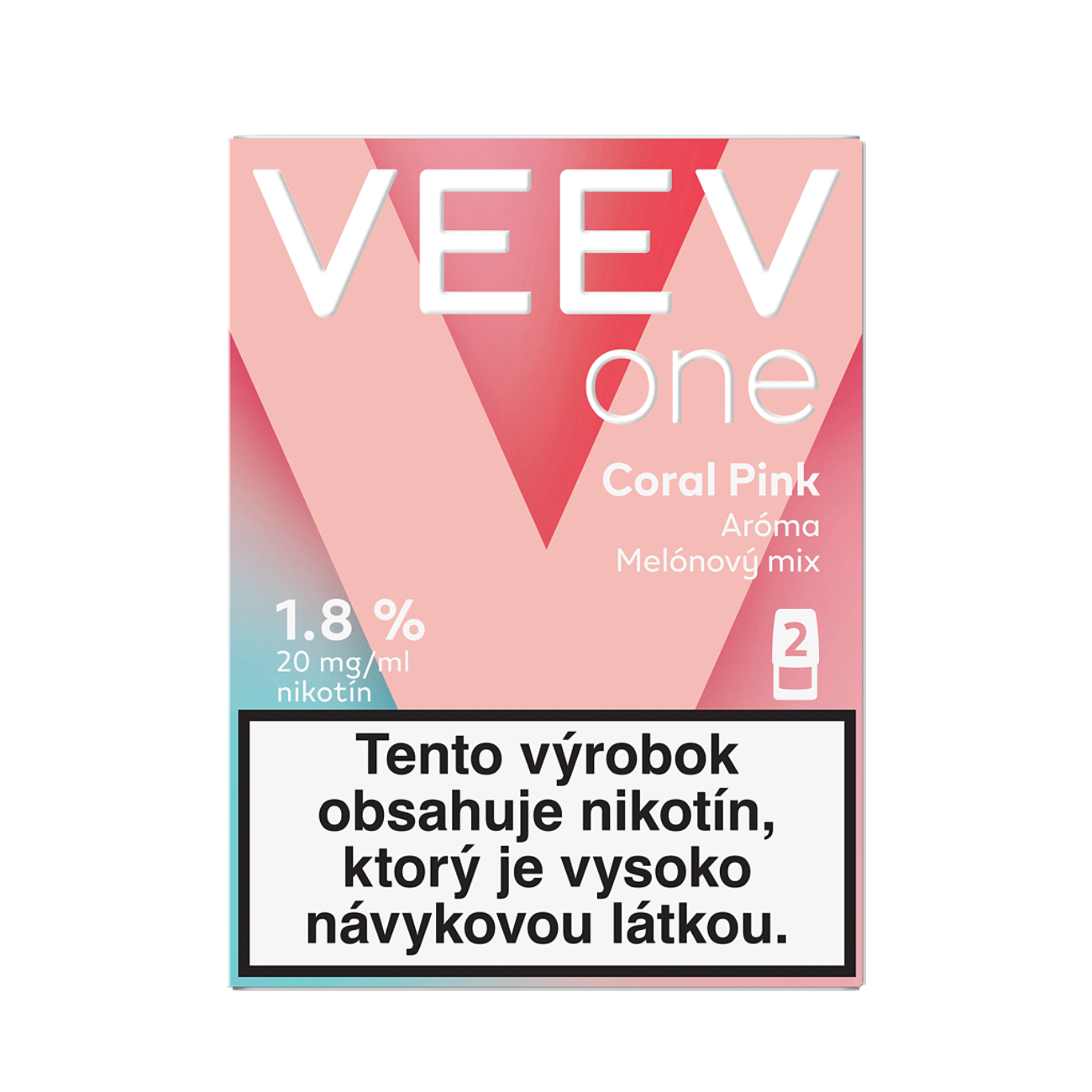 Kúp VEEV One Coral Pink - krabičku s dvoma náplňami | IQOS SK