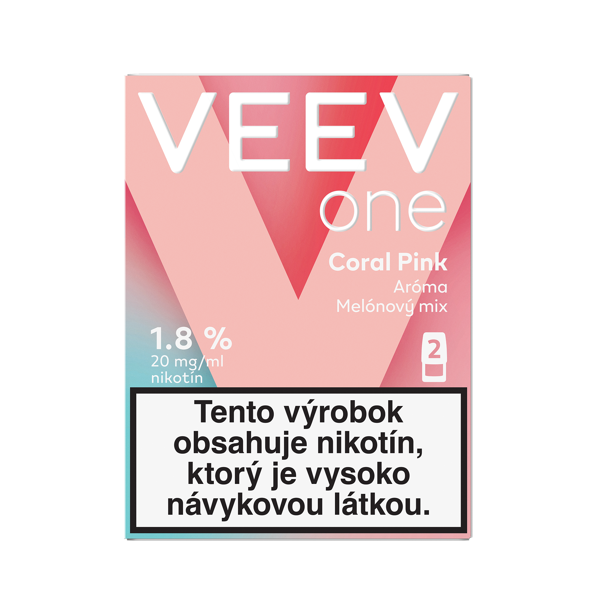 Kúp VEEV One Coral Pink - krabičku s dvoma náplňami | IQOS SK