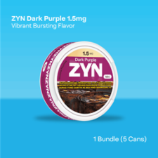 Buy ZYN DARK PURPLE 1.5mg Can Bundle - Tobacco-free Nicotine Pouches ...